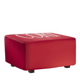 Rent the Beverly Square Ottoman Fabric Cover | CORT Events