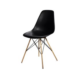Rent the Black Chelsea Chair, Oak Tower Base | CORT