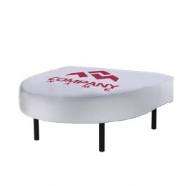 Rent the Endless Half Round Ottoman Fabric Cover | CORT Events