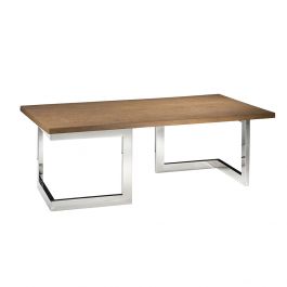 Rent the Geo Cocktail Table w/ Chrome Base | CORT Events